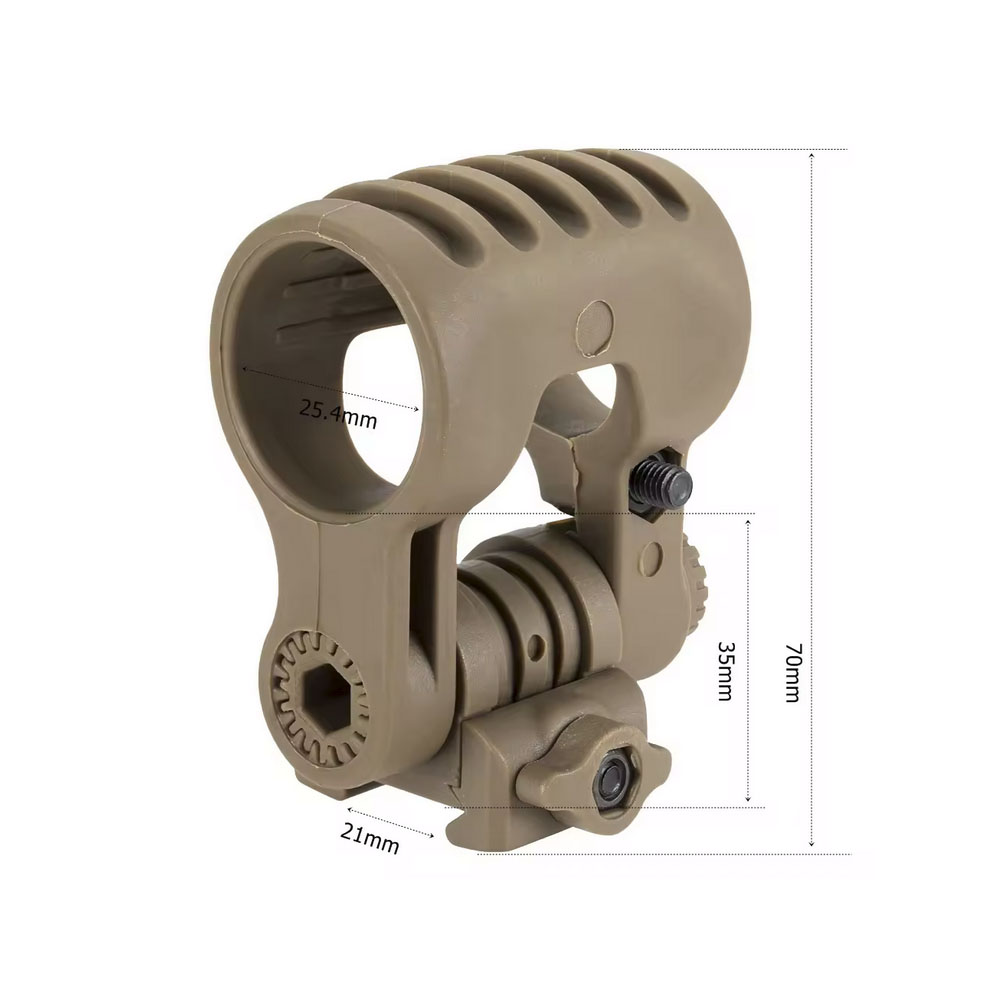 SKYLL M340 Flashlight Helmet Holder für Gefechtshelm Rails | Weiteres ...
