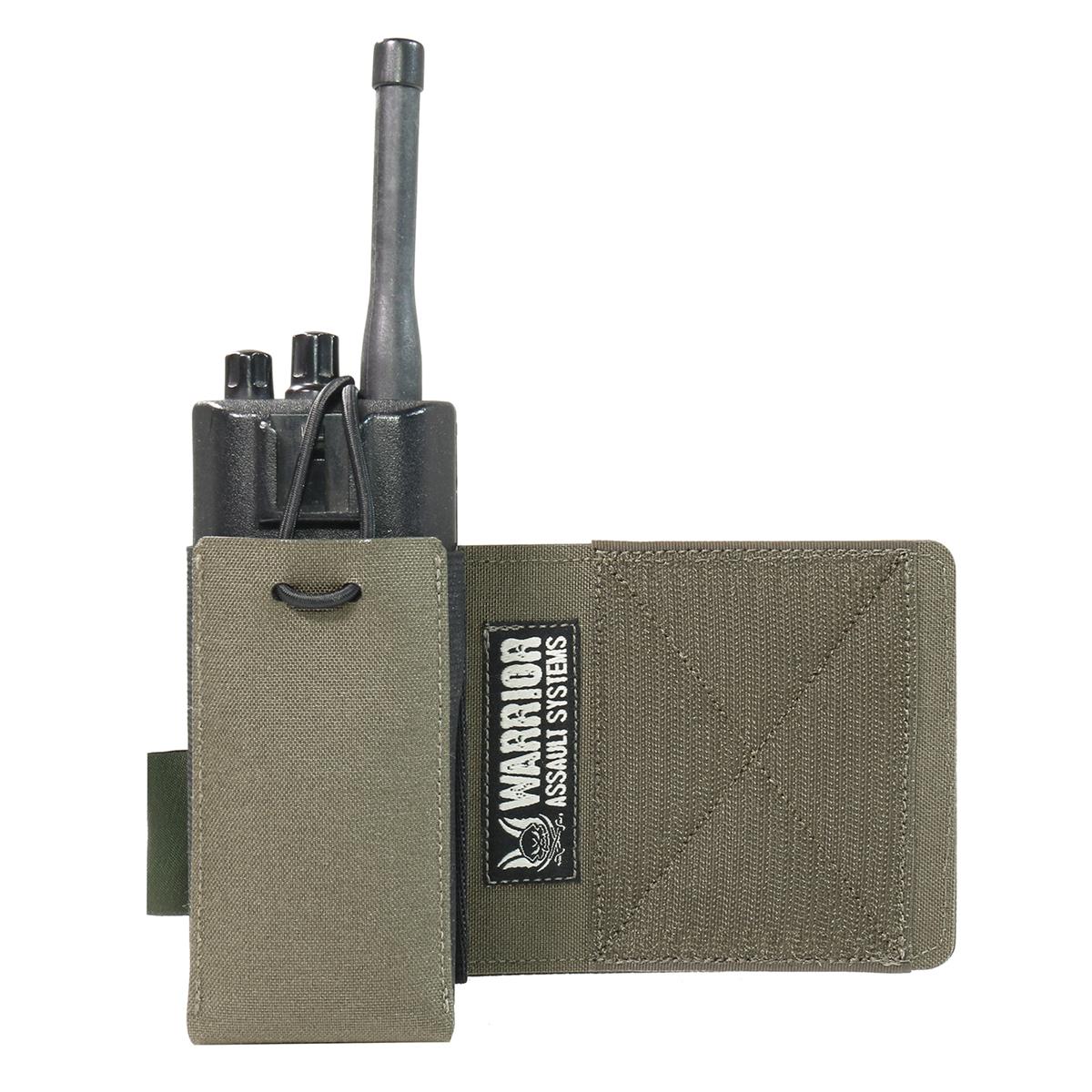 Warrior Assault Systems Laser Cut Wing Velcro Adjustable Radio Pouch ...