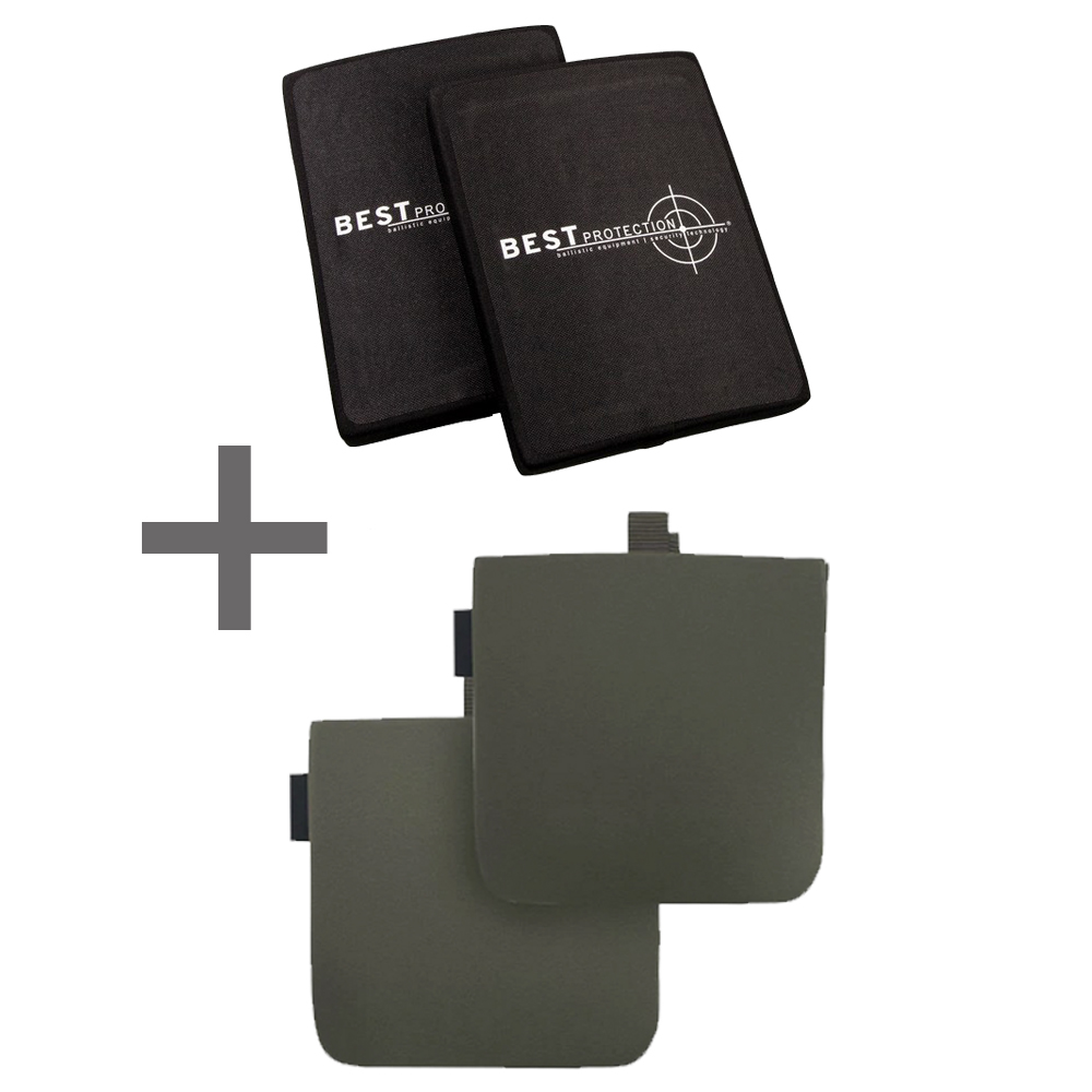 Bundle AGILITE Flank Side Plate Carrier inkl. 2x SA Platte NIJ L4 SA ...